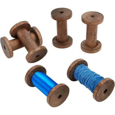 50Pcs Clear Acrylic Bobbins with Hinged Ring Oval Acrylic Bobbins Cross ...