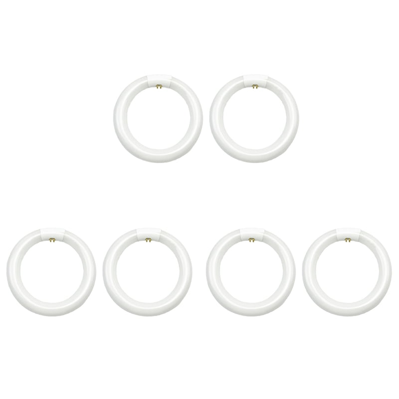 6pcs FC8T9/CW Circular Fluorescent Light Bulb,8Inch Round T9 22W ...