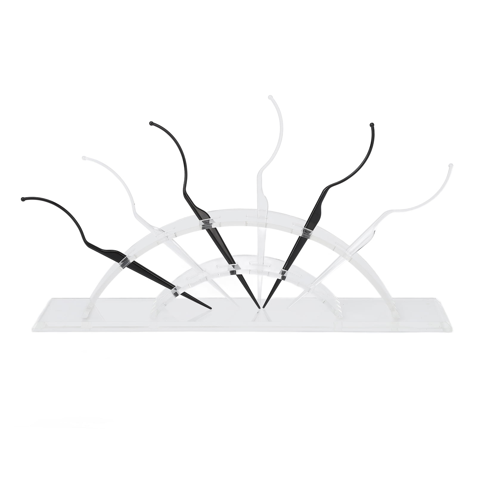 6pcs False Eyelashes Display Stick Holder Applicator Tool 3D Eyelash ...