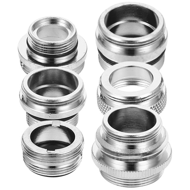6pcs Faucet To Hose Adapter Sink Hose Attachment Washer Sink Hose ...