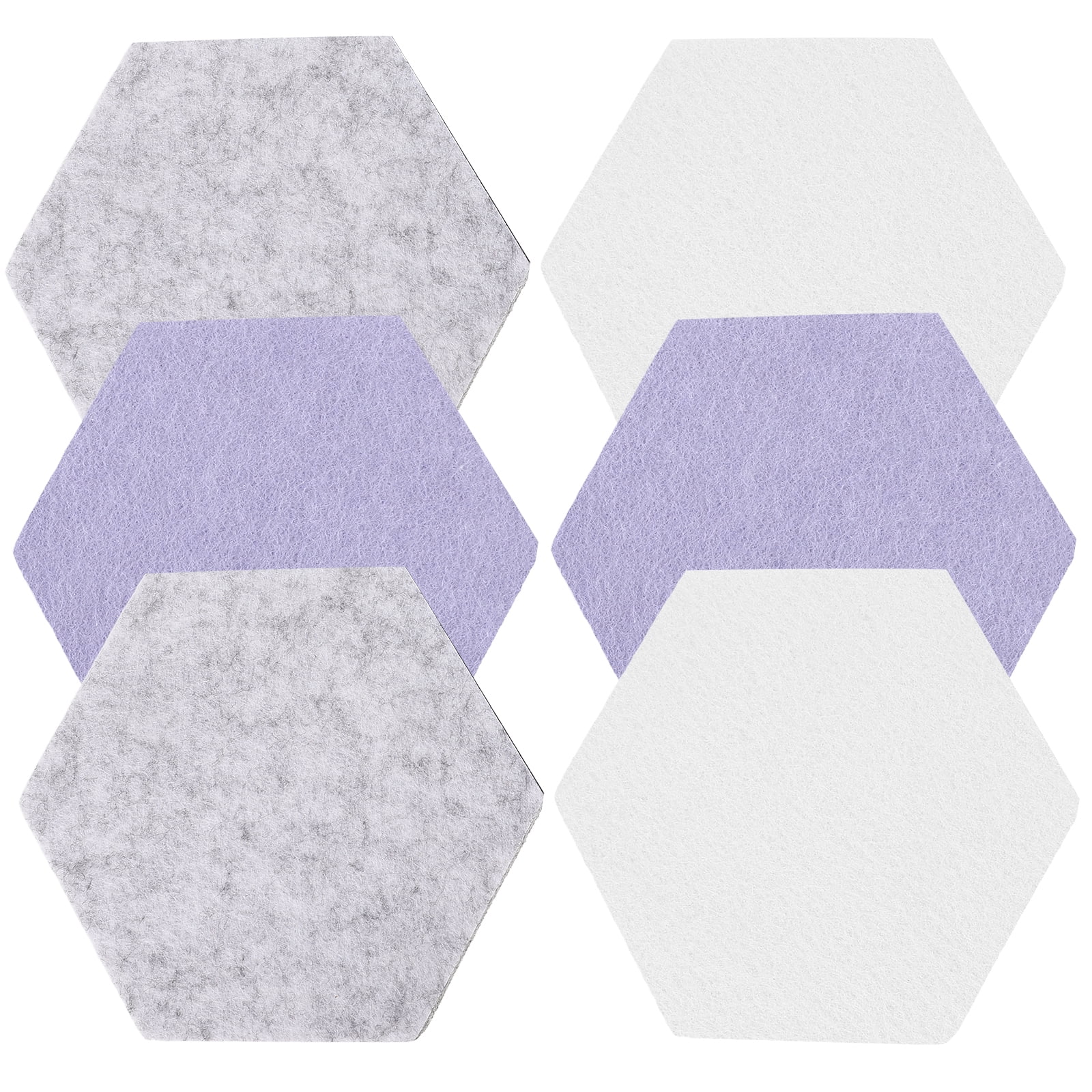 6pcs Felt Hexagon Wall Panels Colorful Wall Panels Memo Massage Board ...
