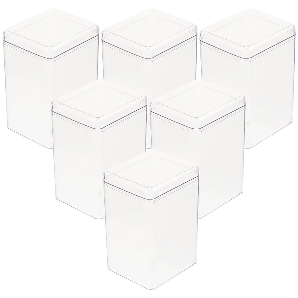 6pcs Figure Storage Box Cartoon Figure Doll Display Box Doll Model ...