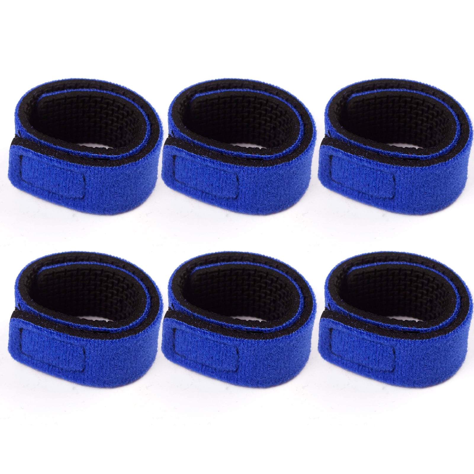 6pcs Fishing Rod Straps Fishing Pole Wrap Band Elastic Fishing Rod ...
