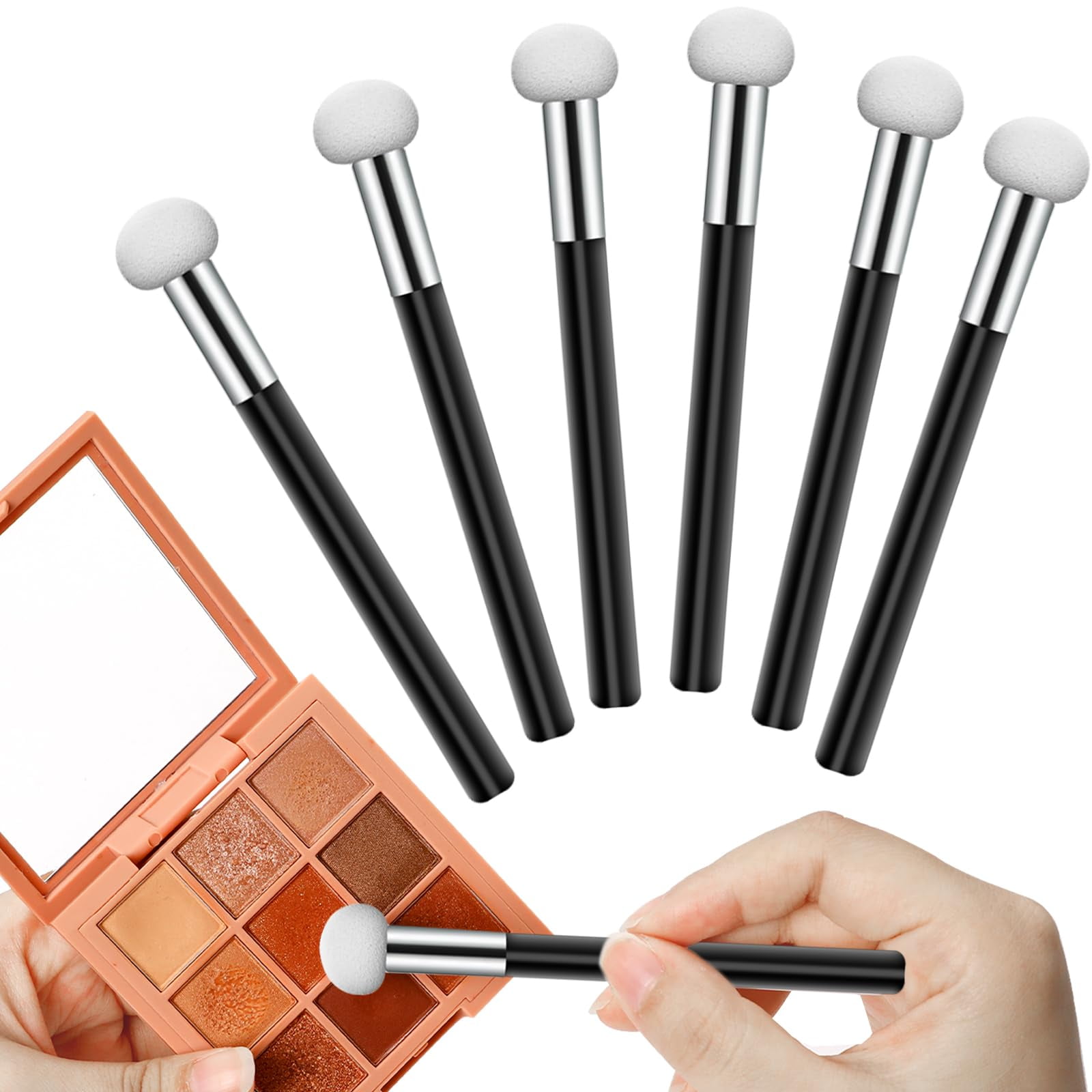 6pcs Foundation Sponge Powder SSF20 Brush Mushroom Eyeshadow Applicator ...