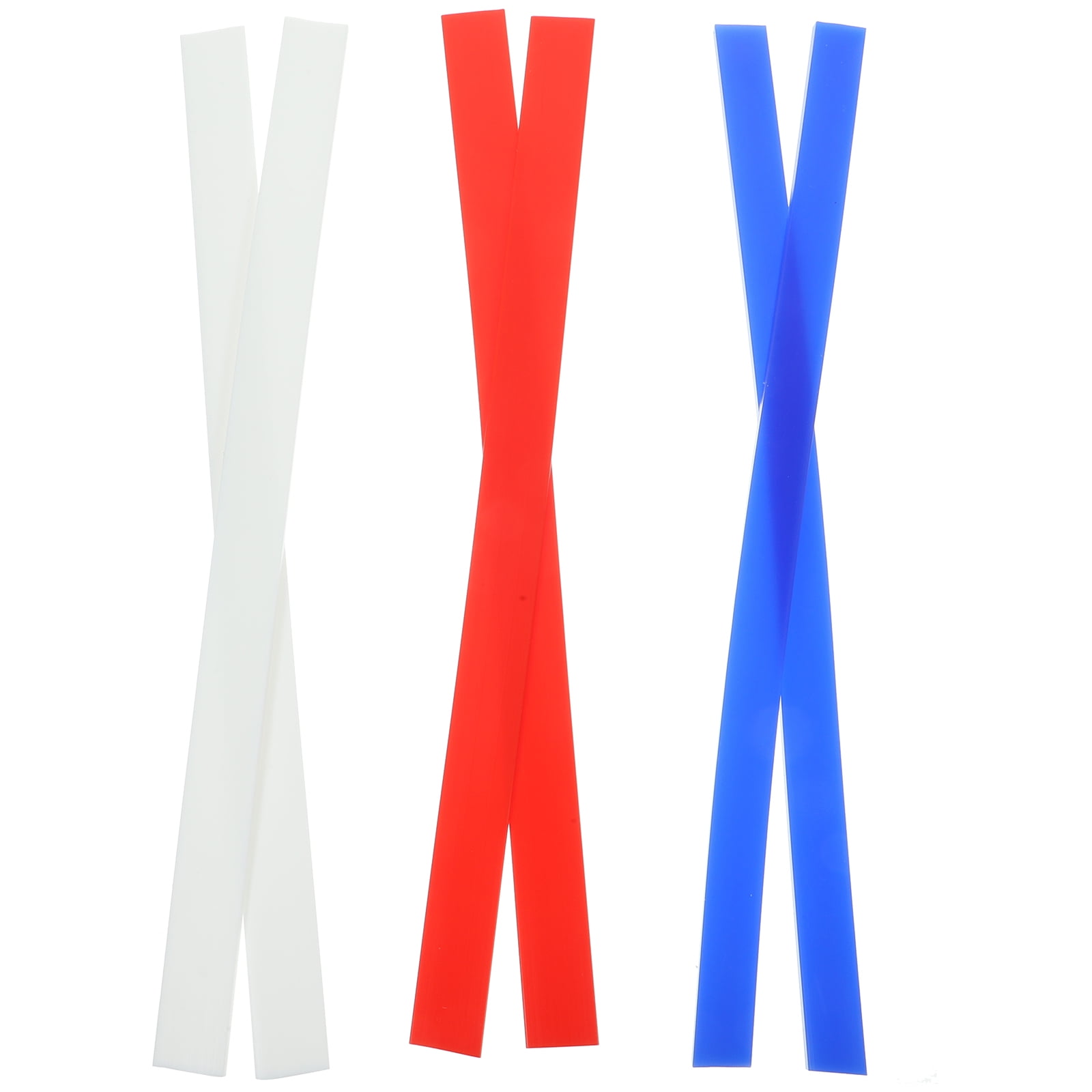 6pcs French Rolling Pin Sticks Silicone Baking Ruler Silicone Flat ...