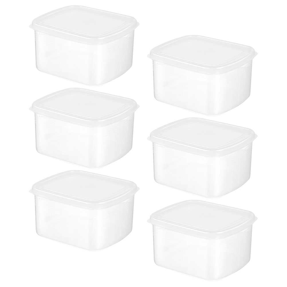 6pcs Fridge Storage Box Garlic Ginger Container Keep Fresh Food ...
