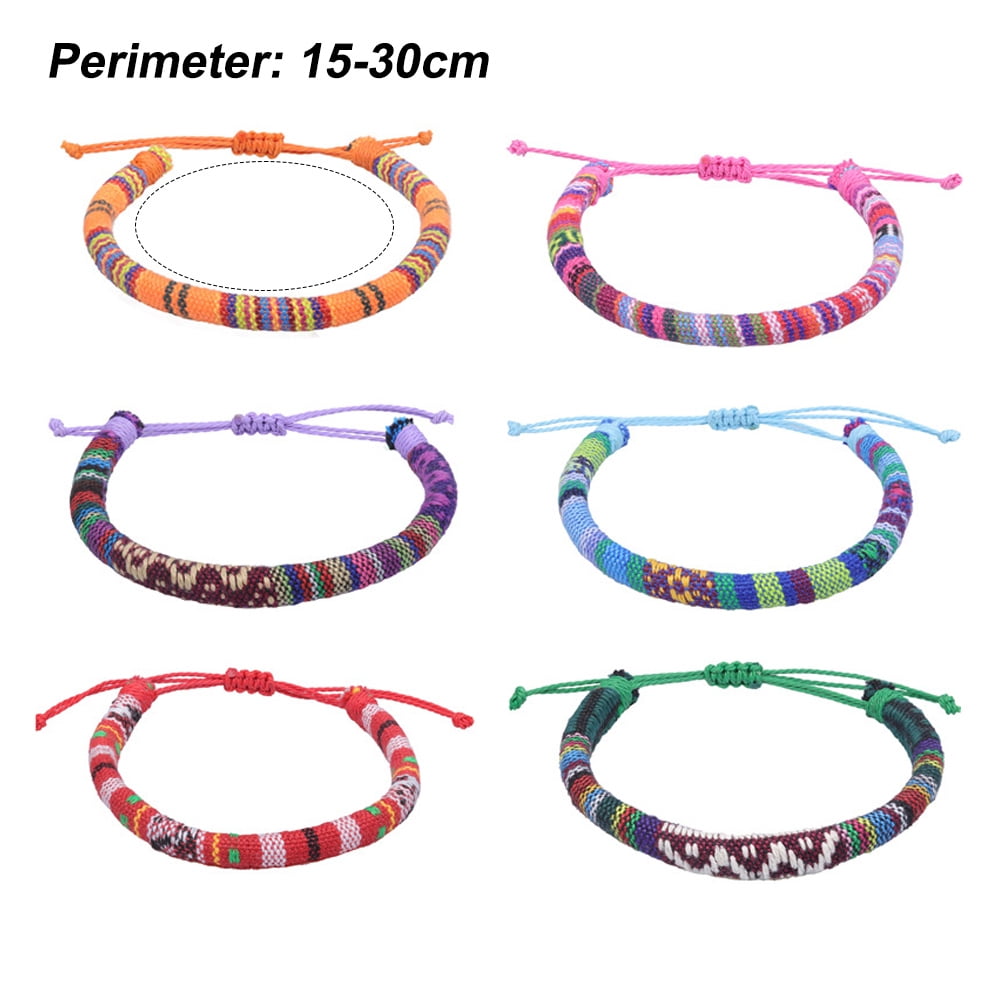 6pcs Friendship Bracelets, Braided Bracelet Set, Easter Basket Fillers ...