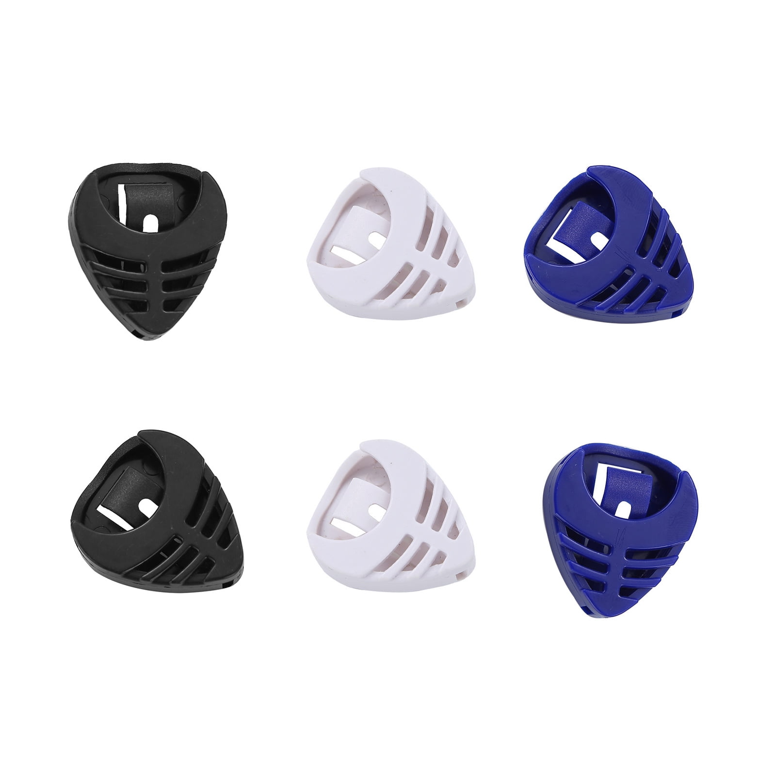 6pcs Guitar Pick Storage Organizers Triangles Durability Performances ...