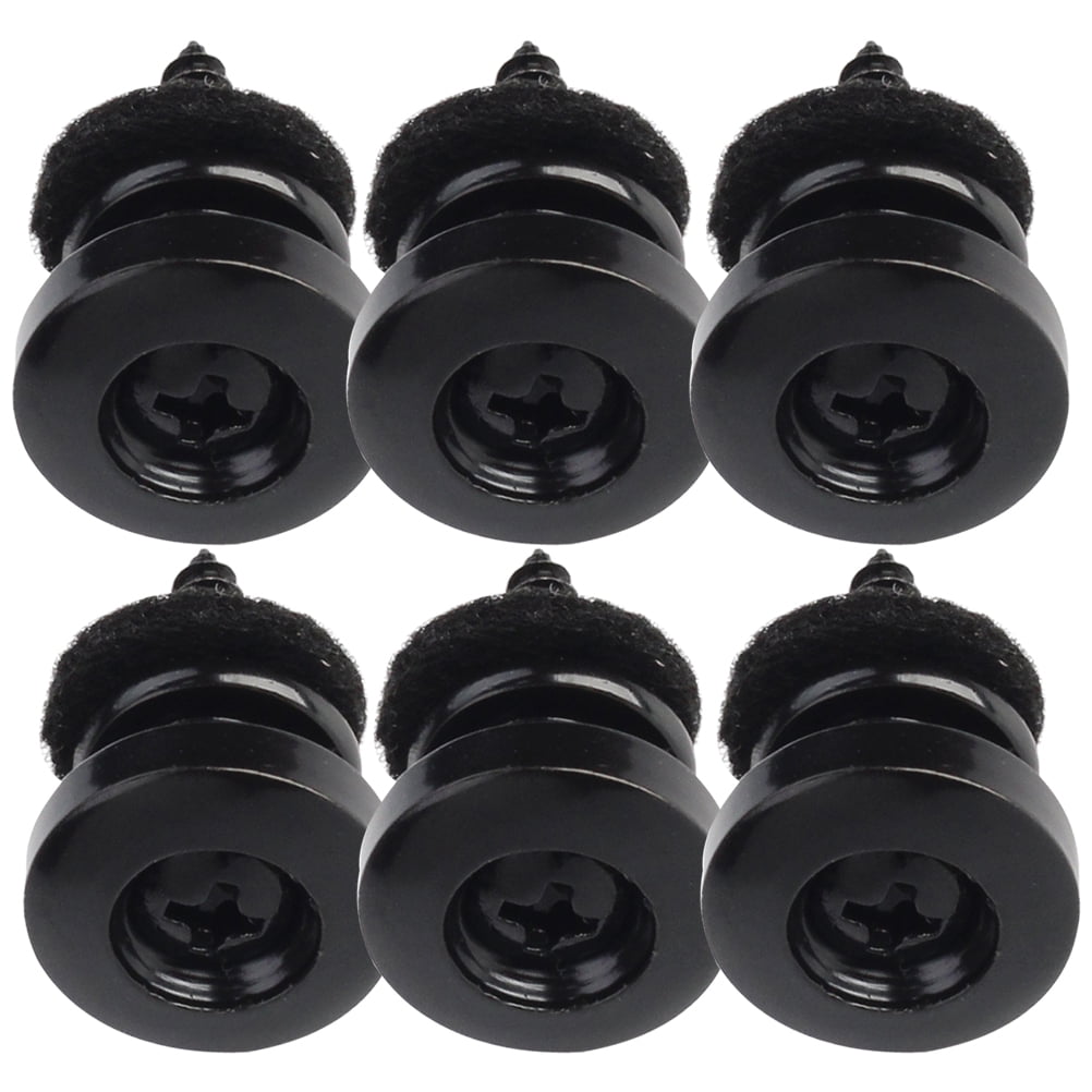 Guichaokj 6pcs Guitar Strap Locks Metal End Pin Lock Pin Buckle for ...