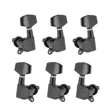 6 Pieces Guitar String Tuning Pegs Semi-closed Machine Heads Tuners for ...