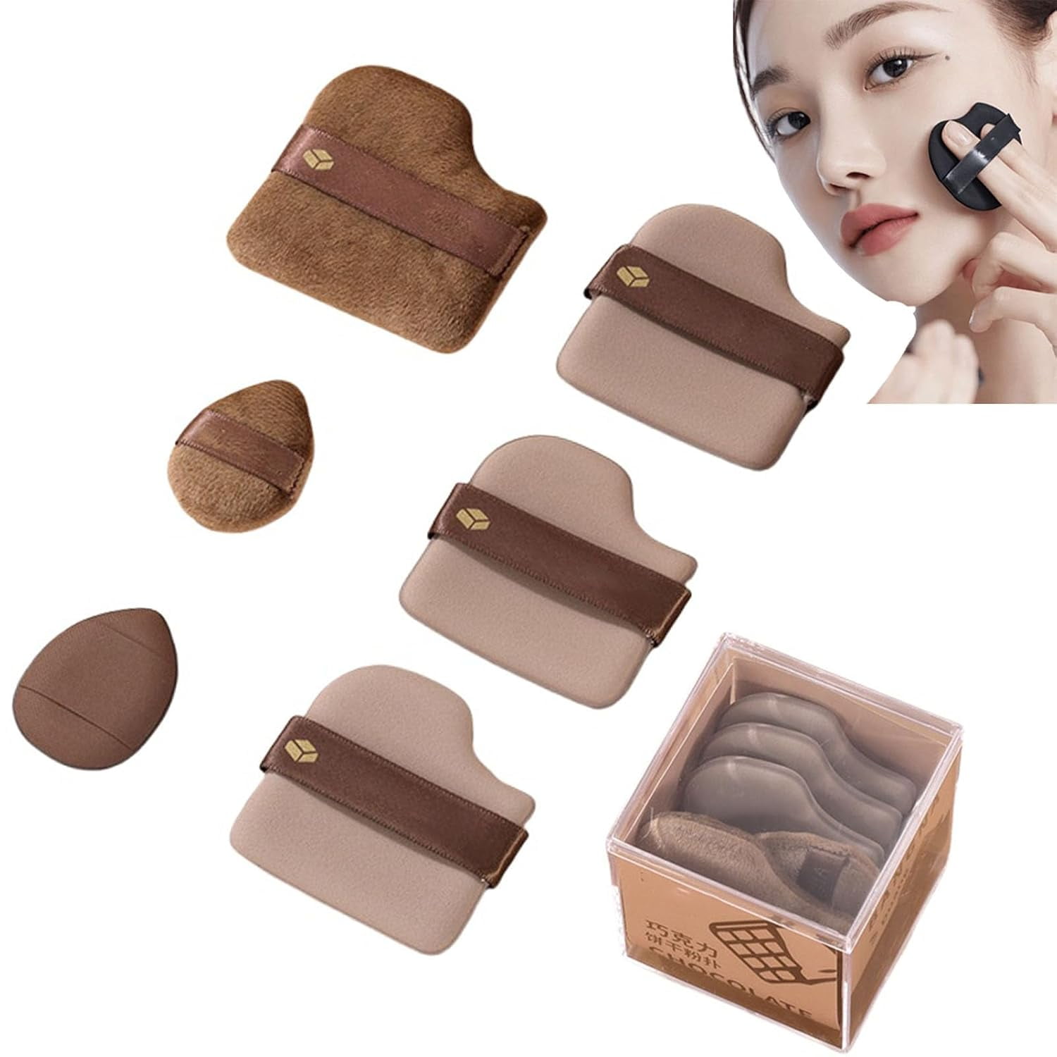 6pcs Guoxiaoniu Makeup Puff, Guo Xiao Niu Puff For Foundation Concealer ...