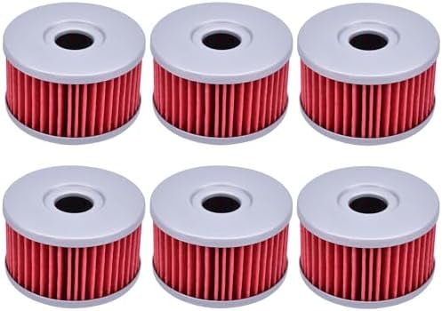 6pcs HF137 Oil Filter for Suzuki DR650 S 2015 2016 2017 2018 2019 2020 ...
