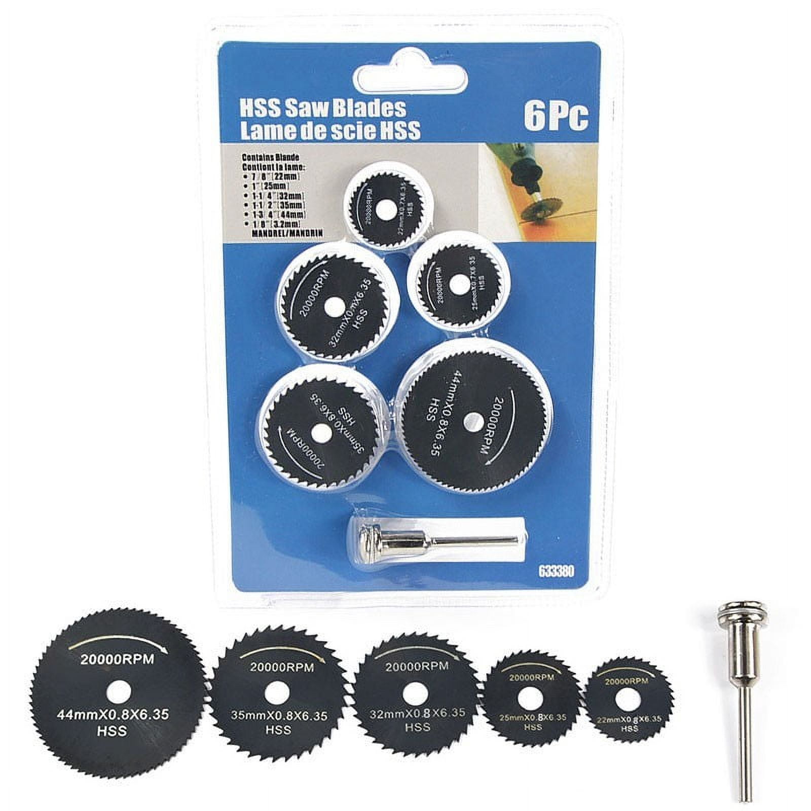 6pcs HSS Circular Saw Cutter Mini Rotary Drill Cutting Tools For Metal ...