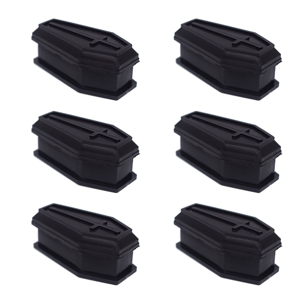 6pcs Halloween Coffin Fake Funeral Coffin with for Lid Coffin Box for ...