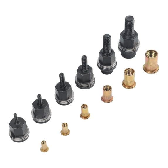 6pcs Hand Rivet Nut Mandrel Heads for Manual Riveter Tools, Suitable ...