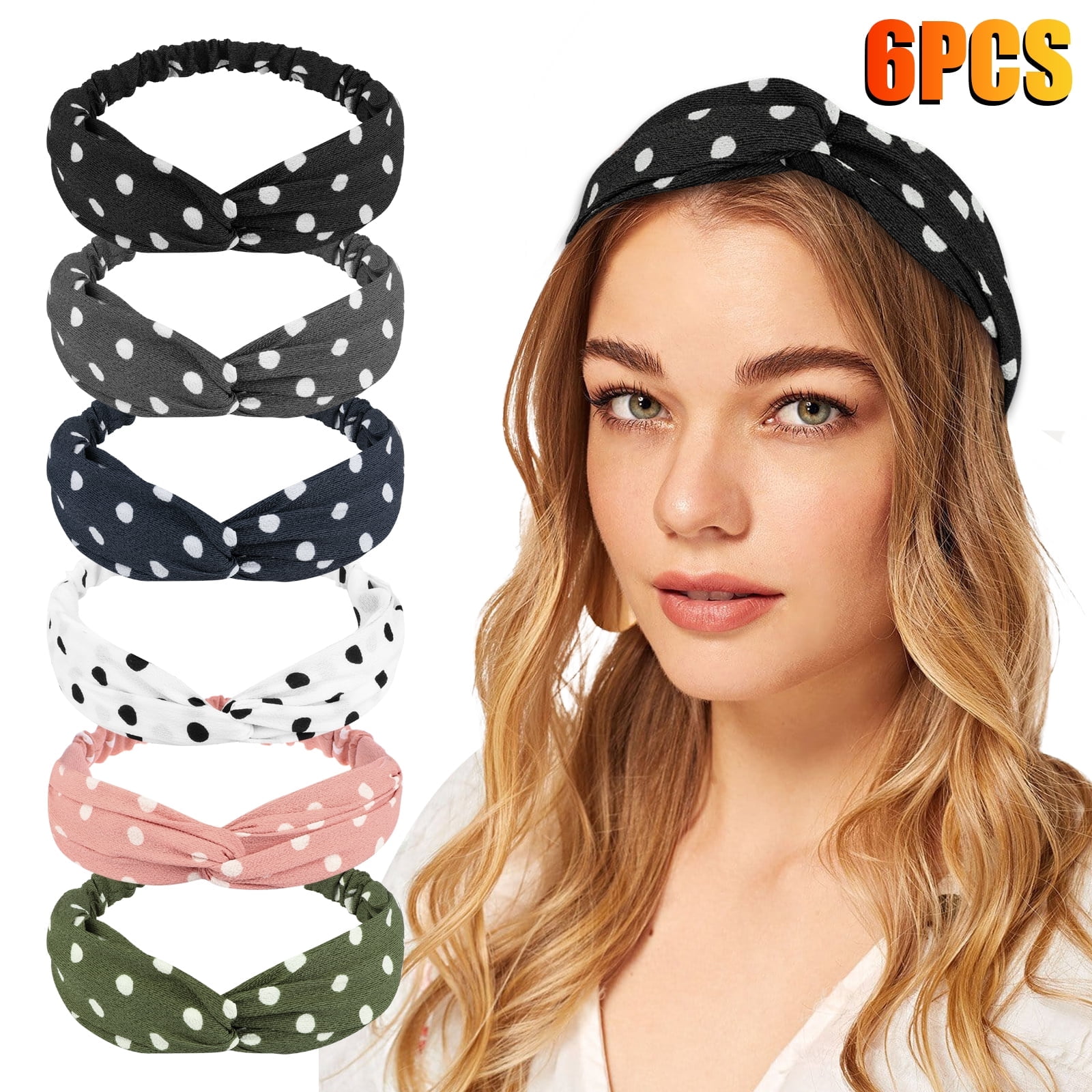 6pcs Headbands For Women Eeekit Hair Bands Criss Cross Headbands