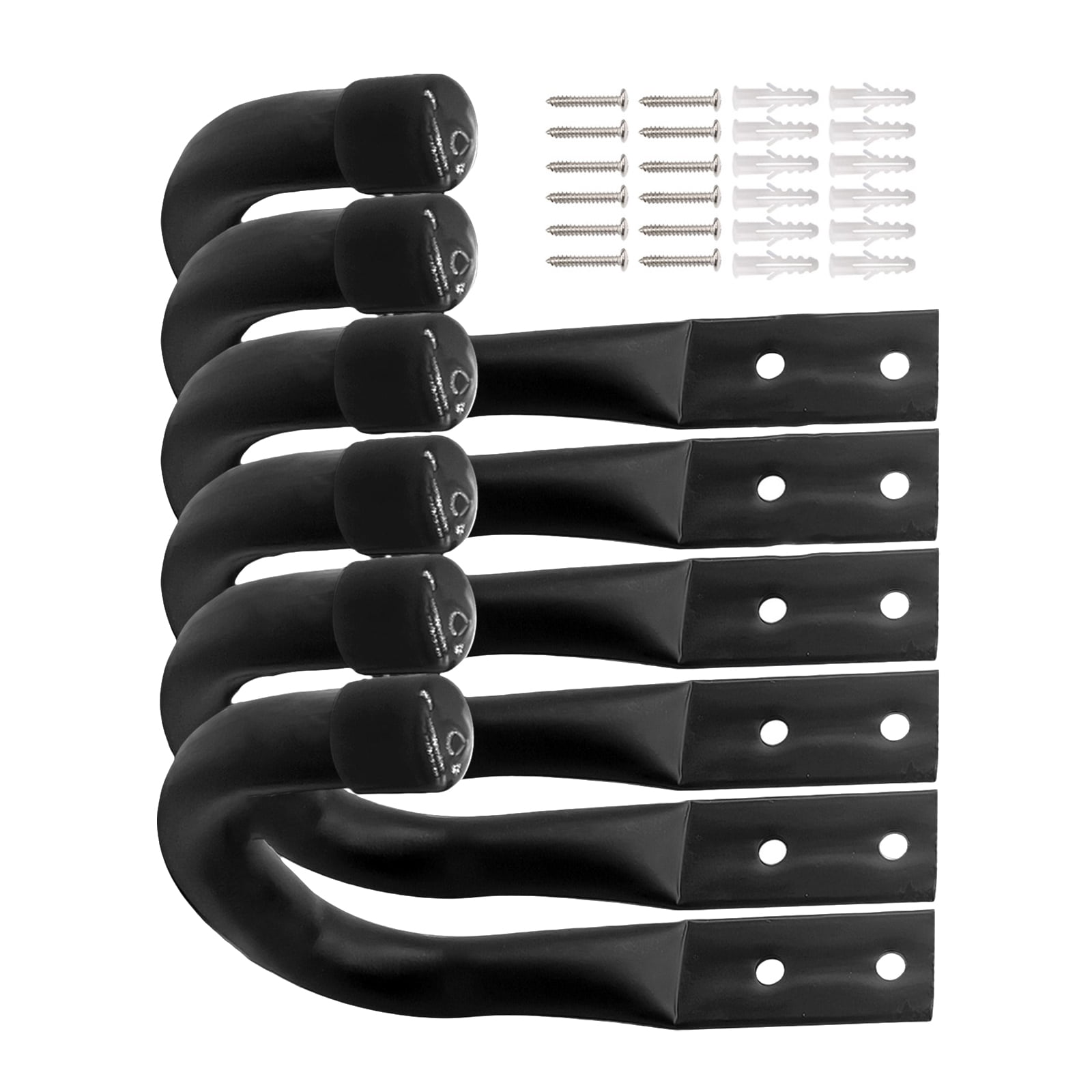 6pcs Heavy Duty Metal Hooks Extension Cord Hanger for Garage Wall ...