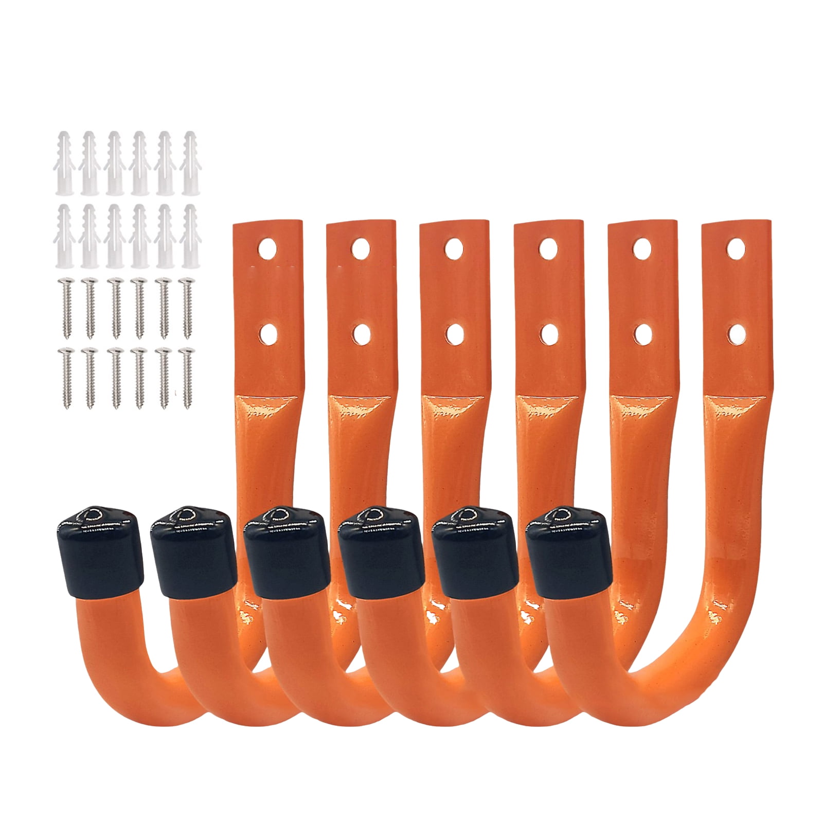 6pcs Heavy Duty Metal Hooks Extension Cord Hanger for Garage Wall ...