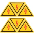 6pcs High Voltage Warning Stickers Adhesive Labels Electrical Shocks ...