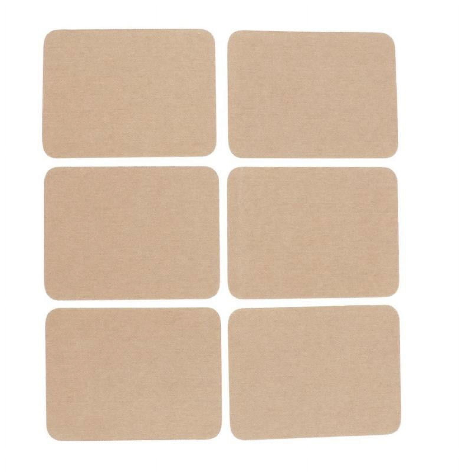 6pcs Iron on Jean Patches Jeans Repair for Clothing Jacket - light Tan ...