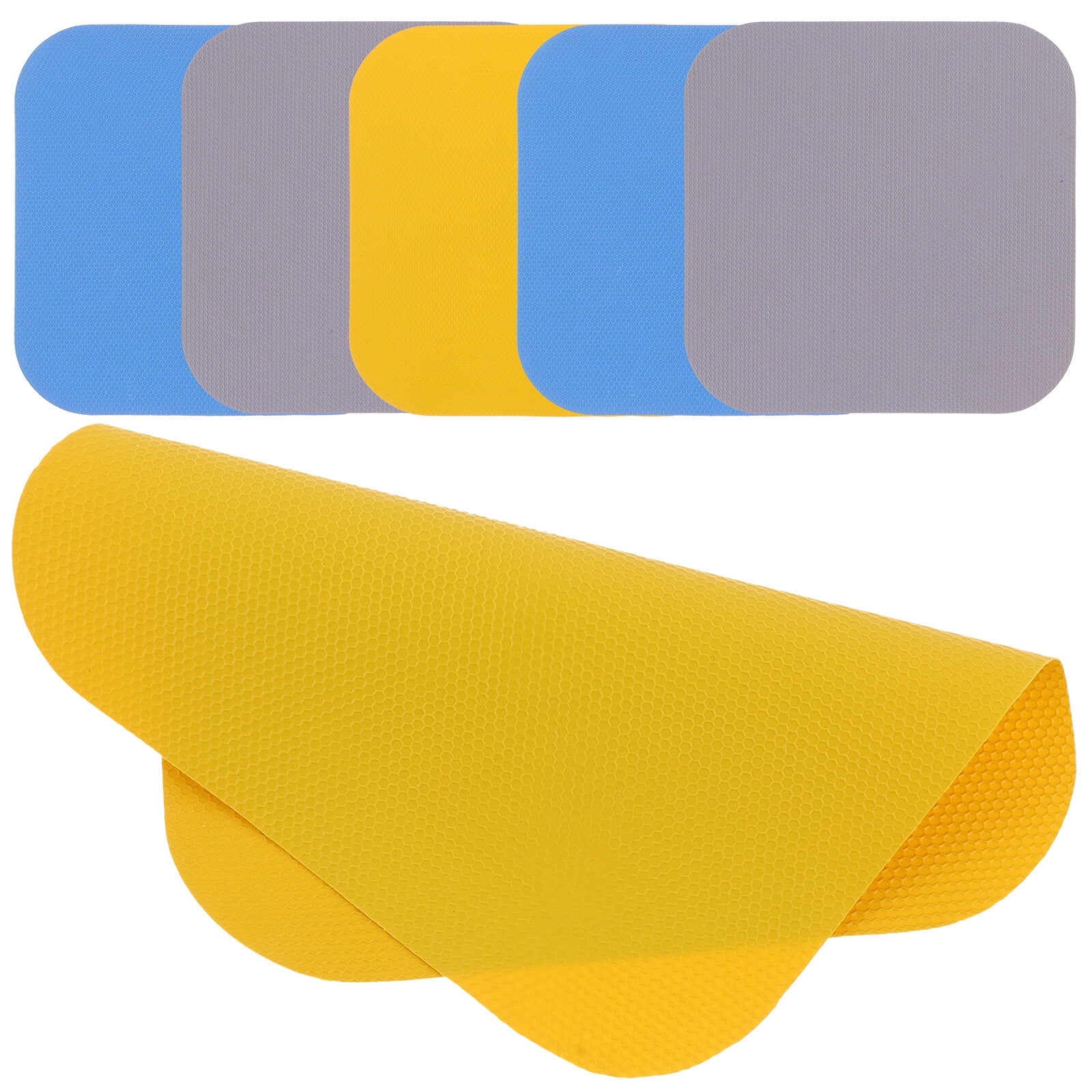 6pcs Jar Opener Grippers, Square Rubber Bottle Opening Pad ...