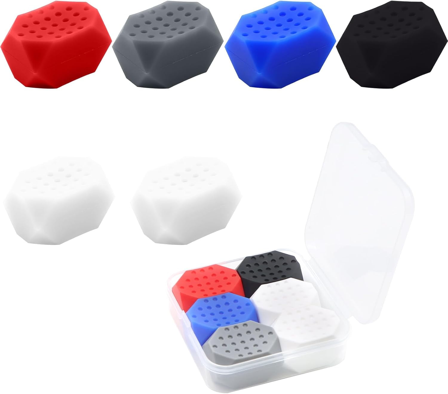 6pcs Jaw Exerciser, Jawline Gum, Jaw Sharpener, Silicone Jaw Trainer ...