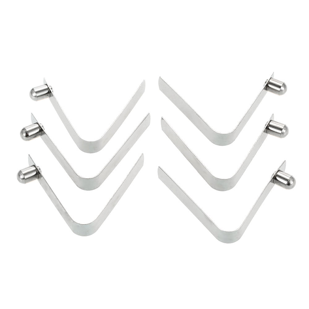 6pcs Kayak Paddle Spring Clips Tent Pole Clips Push Button Spring Snap ...