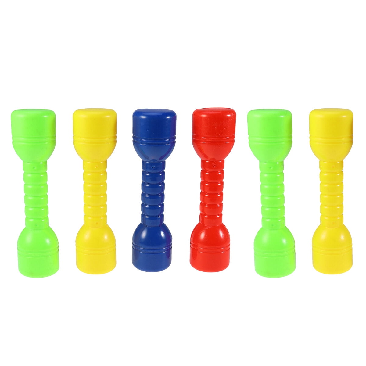6pcs Kids Dumbbells Plastic Barbell Toy for Exercise & Fitness ...