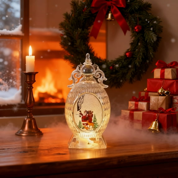 6pcs LED Tabletop Light Set - Nativity/Reindeer/Snowman Figures, Warm ...