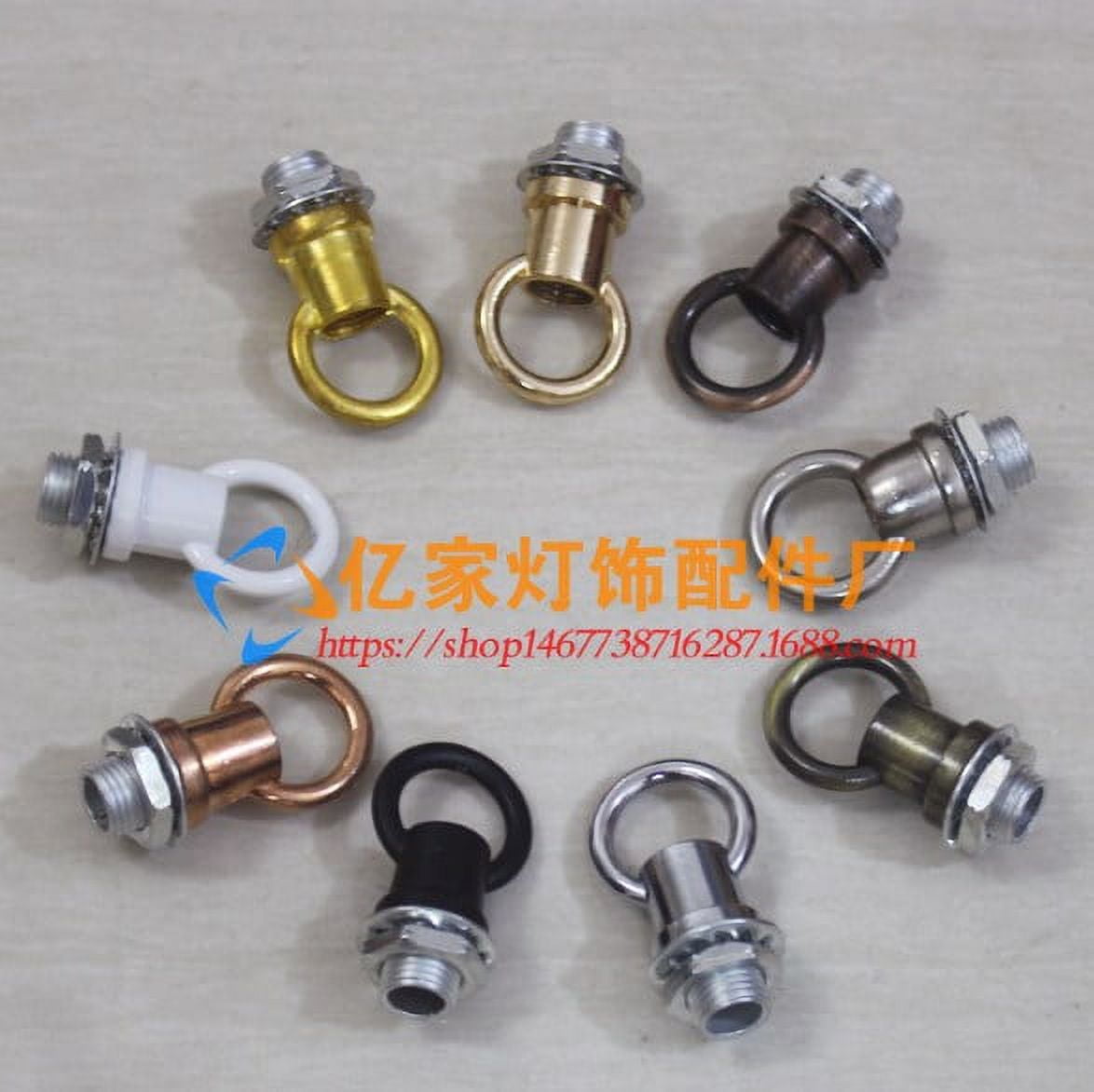 6pcs Lamp Hooks Loop Rings Lifting Eye Nut Hook Rings Chandelier ...