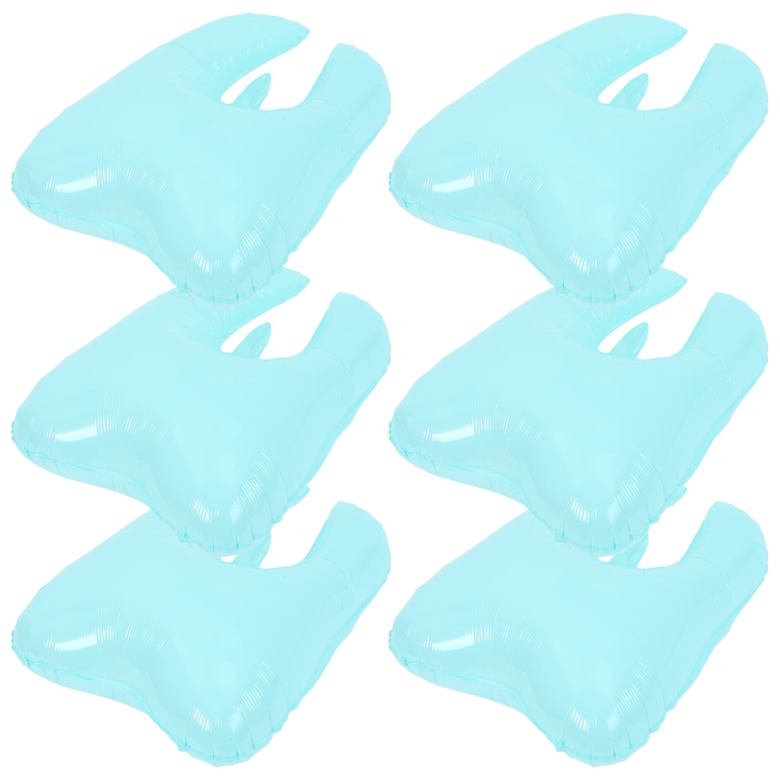 6pcs Large Tooth Shaped Balloon Baby Shower Festival Teeth Balloon ...