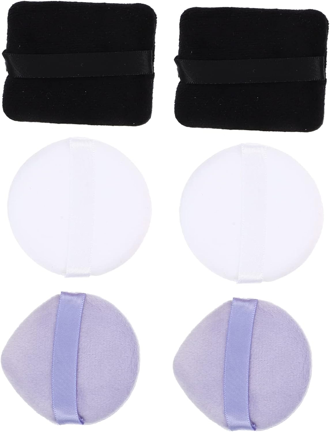 6pcs Loose Powder Setting Puff Powder Puff Makeup Triangle Puff Sponges ...