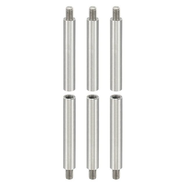 6pcs M4 Standoffs, M4 40+6mm Spacer Standoffs Steel Threaded Standoffs ...