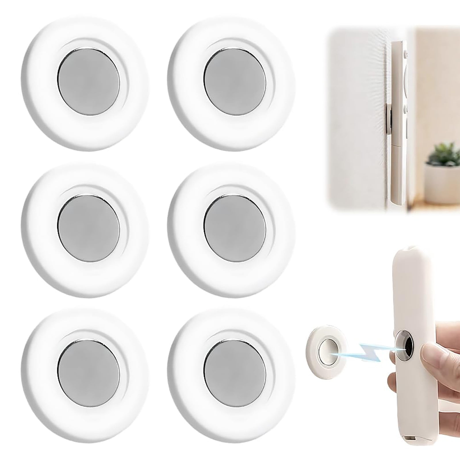 6pcs Magnetic Remote Control Holder Remote Control Holder,Remote Holder ...