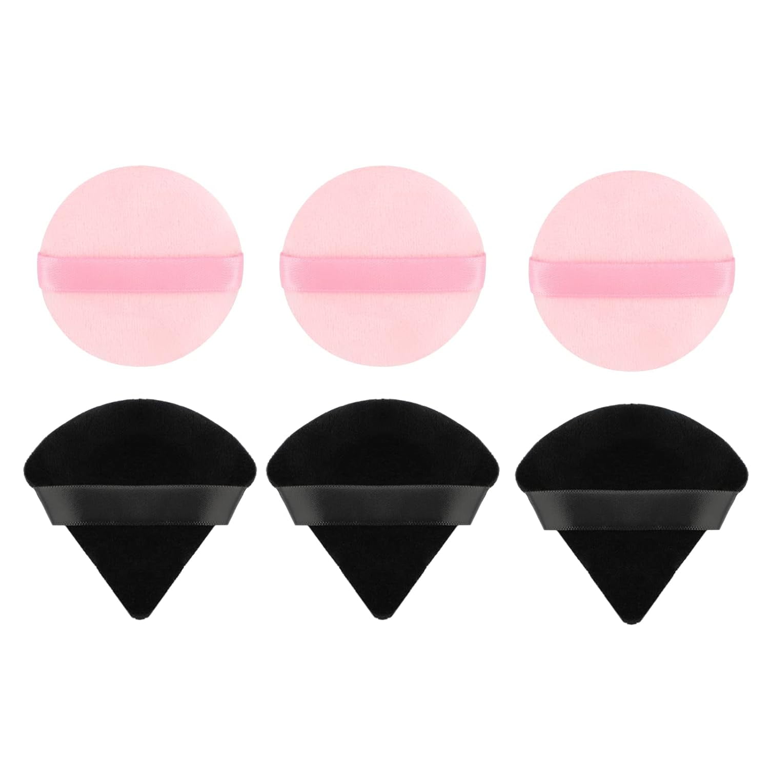 6pcs Makeup Powder Puffs, Soft Washable Makeup Puffs Face Puff Cosmetic ...