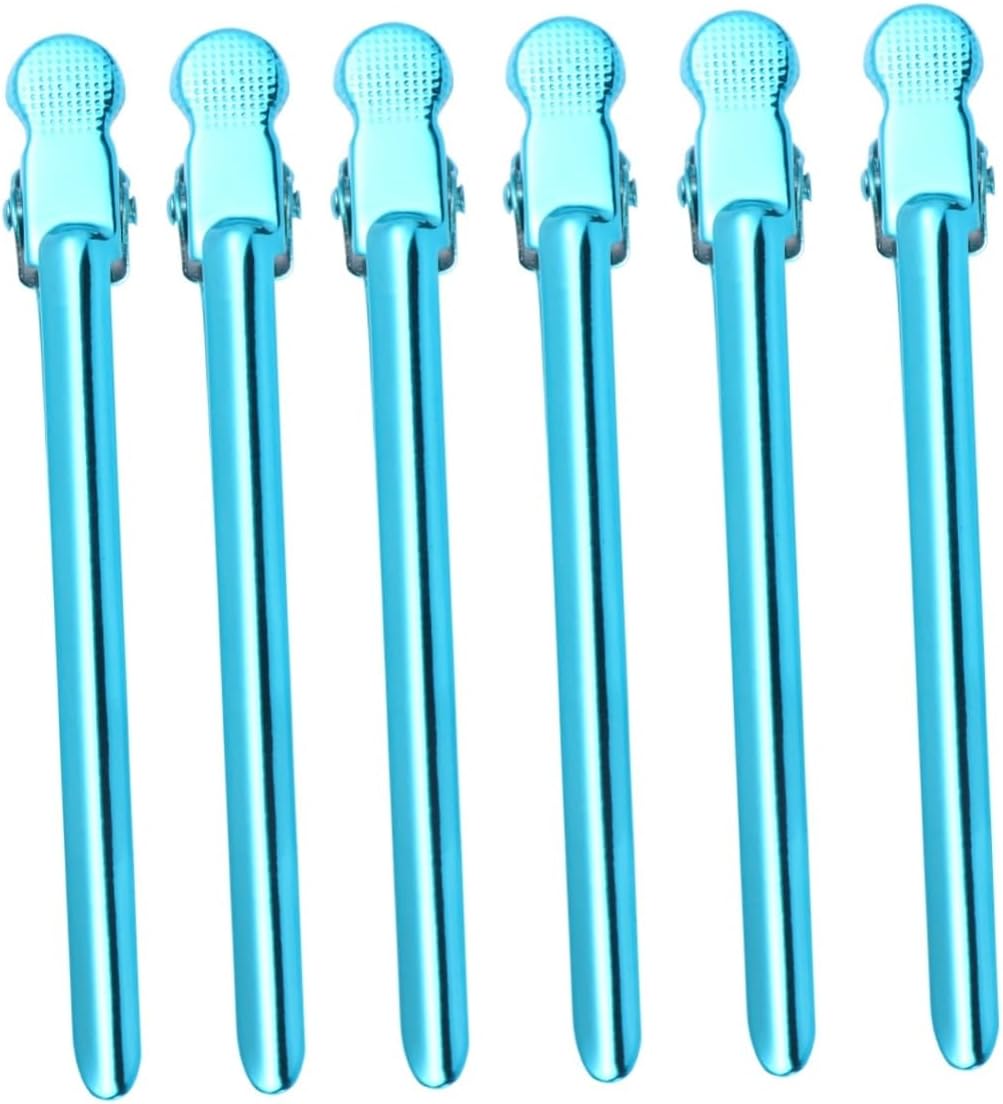 6pcs Metal Hairpin Sectioning Duckbill Clips Hair Coloring Partition ...