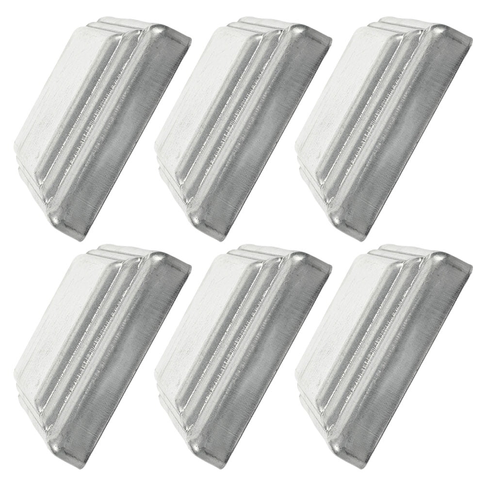 6pcs Metal Post Caps and Guardrail Steel Covers Decorative Post Caps ...