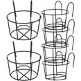 6pcs Metal Wall Planter Brackets for Indoor and Outdoor Use Sturdy ...