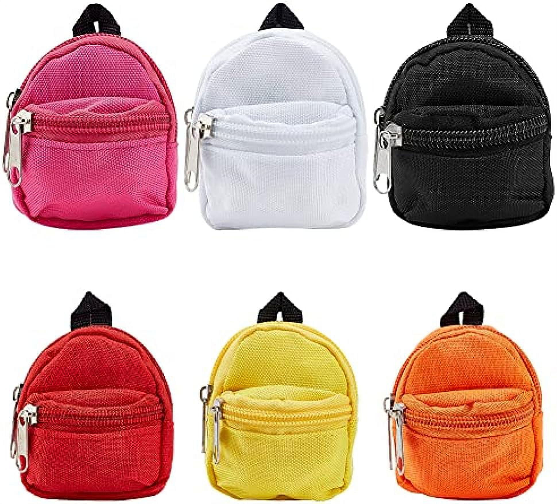 6pcs Mini Backpacks 6 Styles Small Zipper School Bags Cute Zipper ...