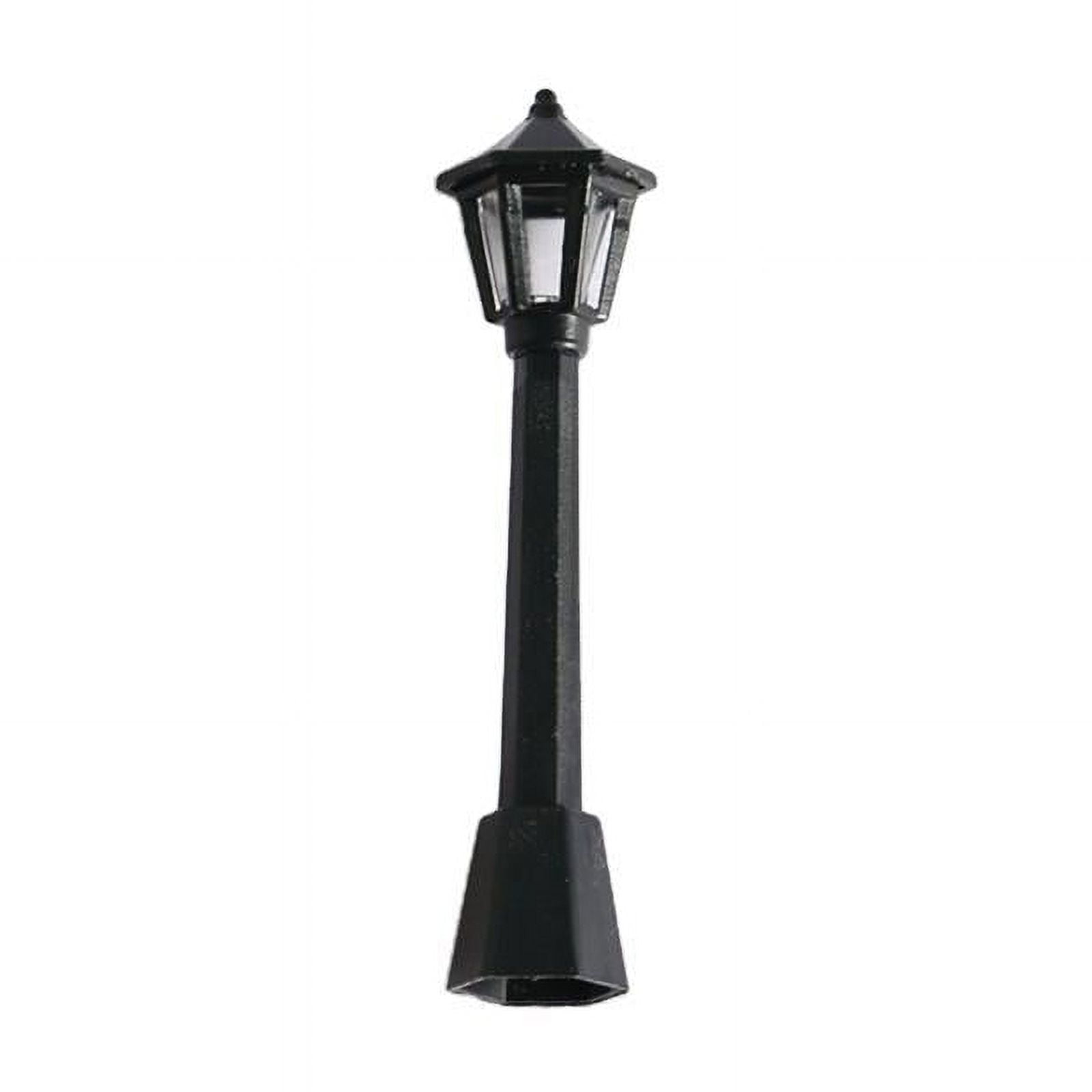 6pcs Mini Miniature Street Light Model, Railway Train Solar Lamp Post ...
