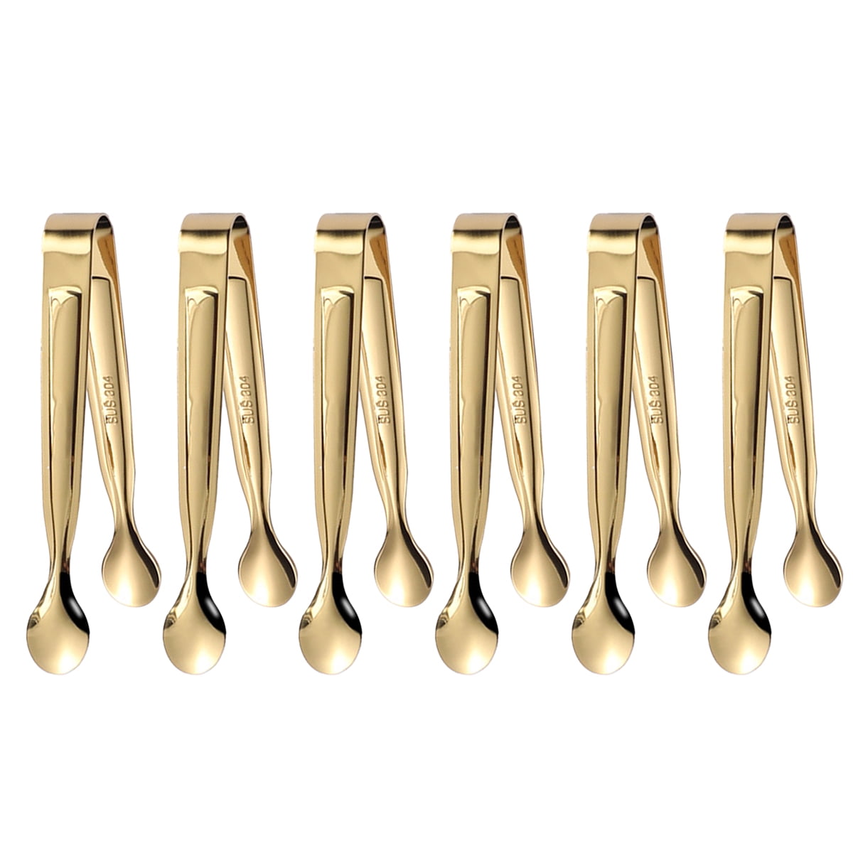 6pcs Mini Tongs for Appetizers, Serving Utensils Small Tongs for ...