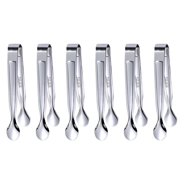 6pcs Mini Tongs for Appetizers, Serving Utensils Small Tongs for ...