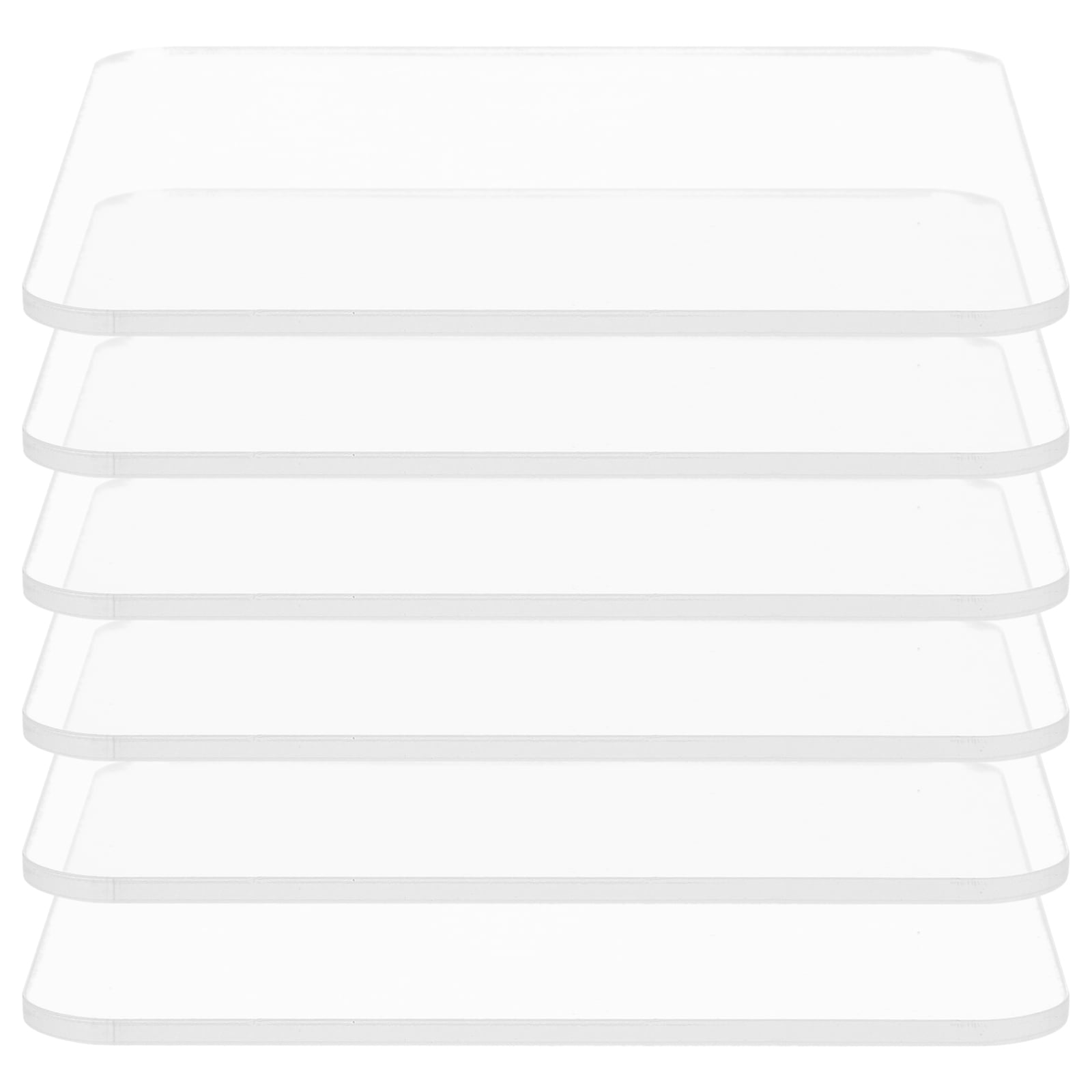 6pcs Miniature Base For Figures Acrylic Sheets Action Figure Display ...