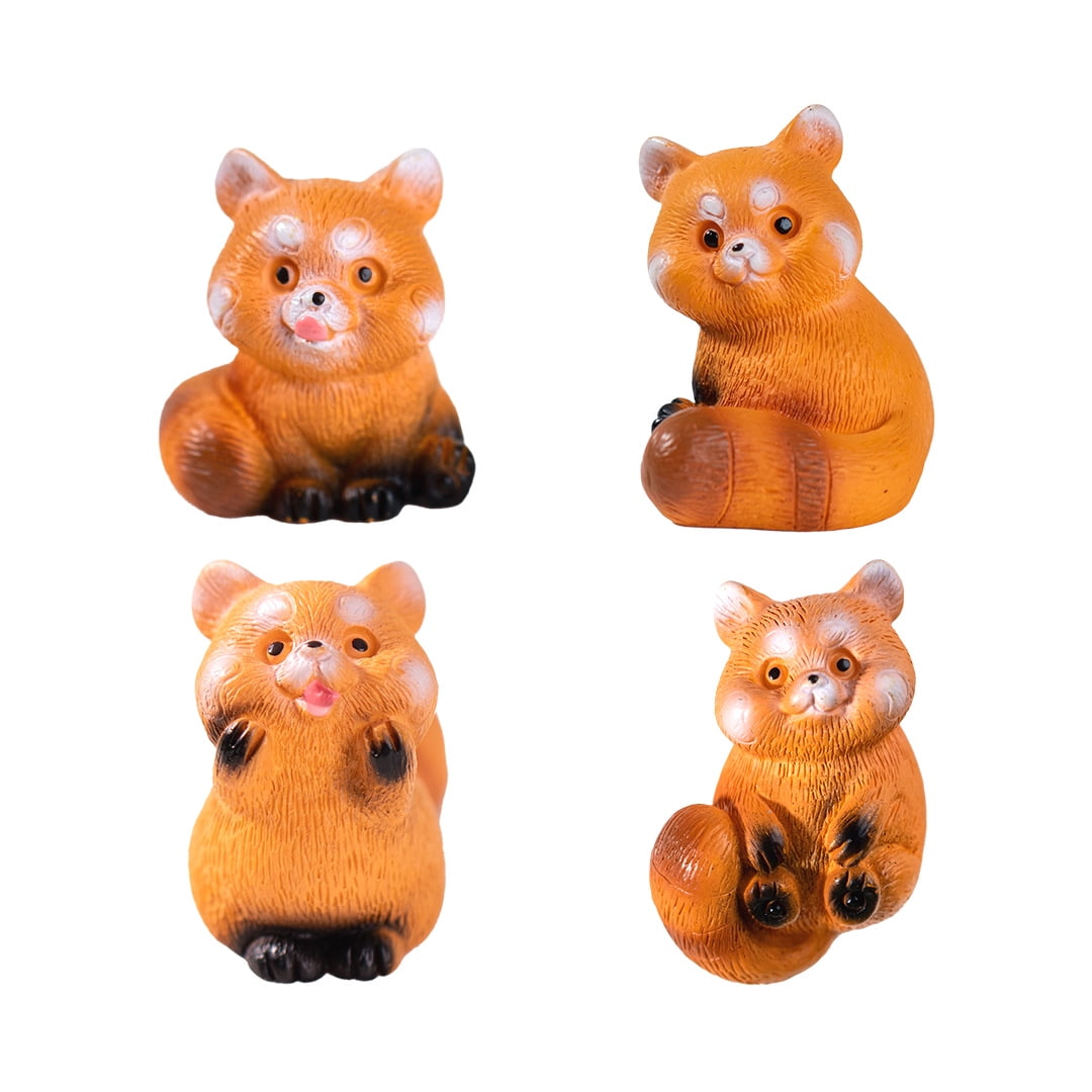 6pcs Miniature Statues Resin Mini Garden Animal Statues - Walmart.com