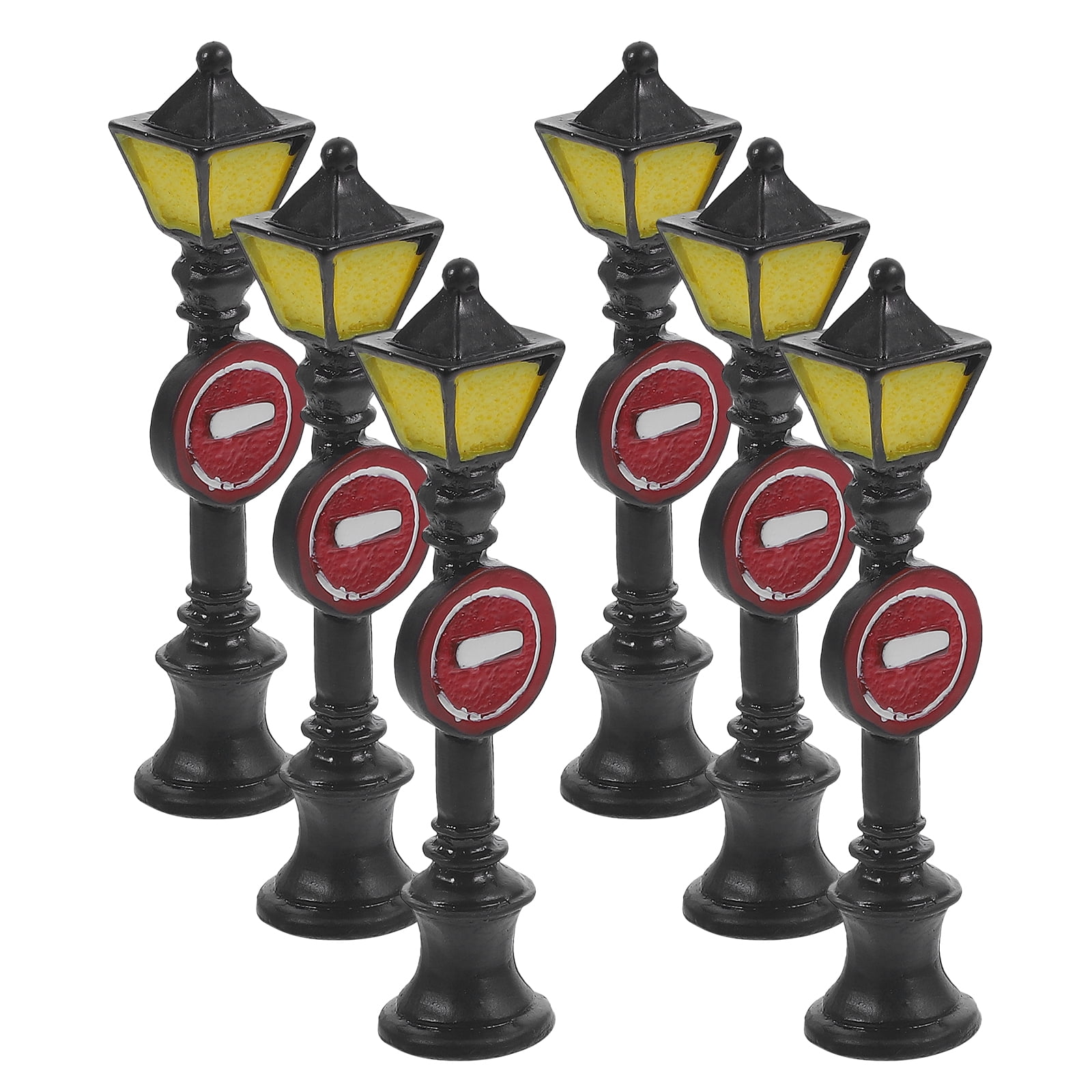 Raindrops 6 Pcs Dollhouse Miniatures Street Light Accessories - Walmart.com