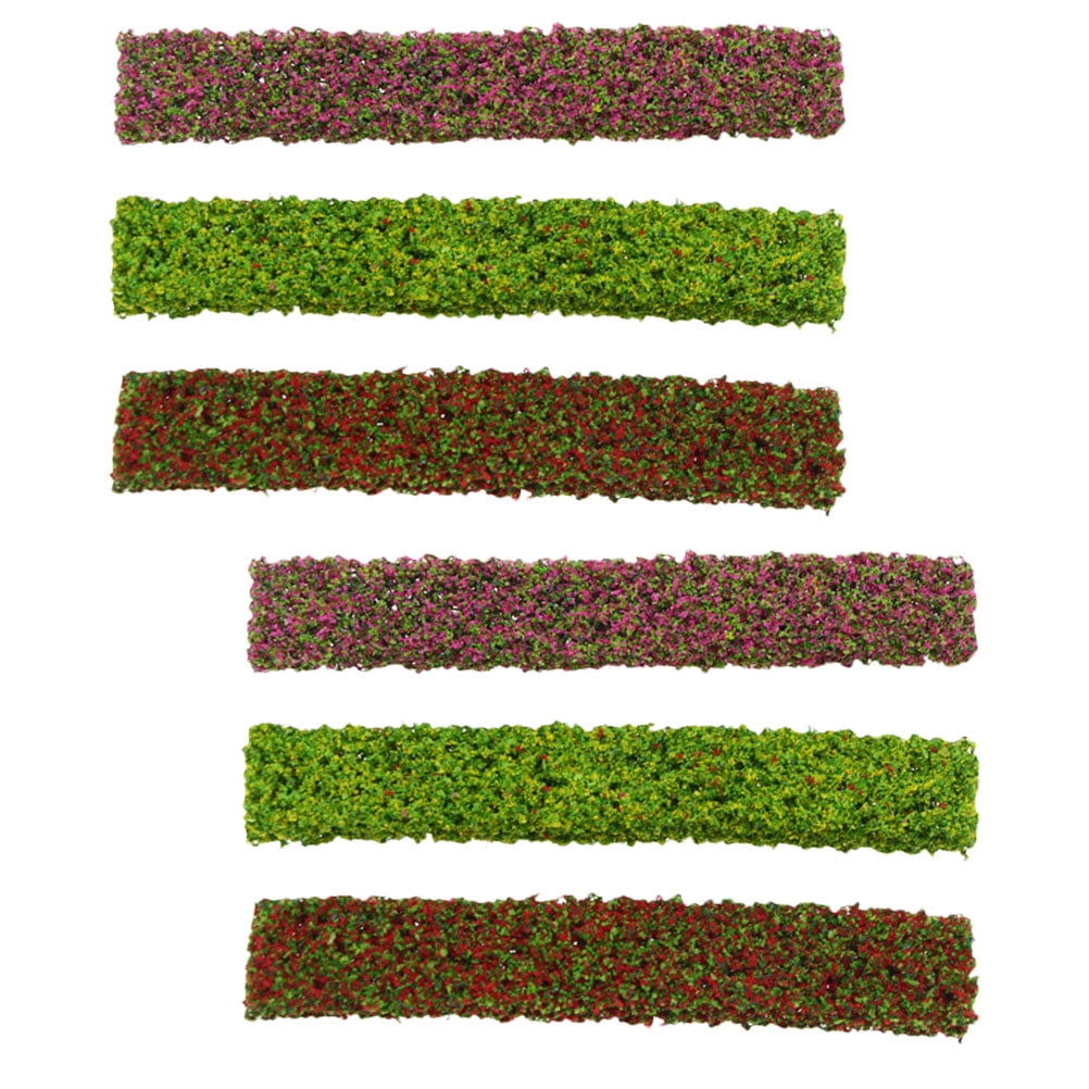 6pcs Miniature Bush Set for DIY Crafts Realistic Plastic Trees in ...