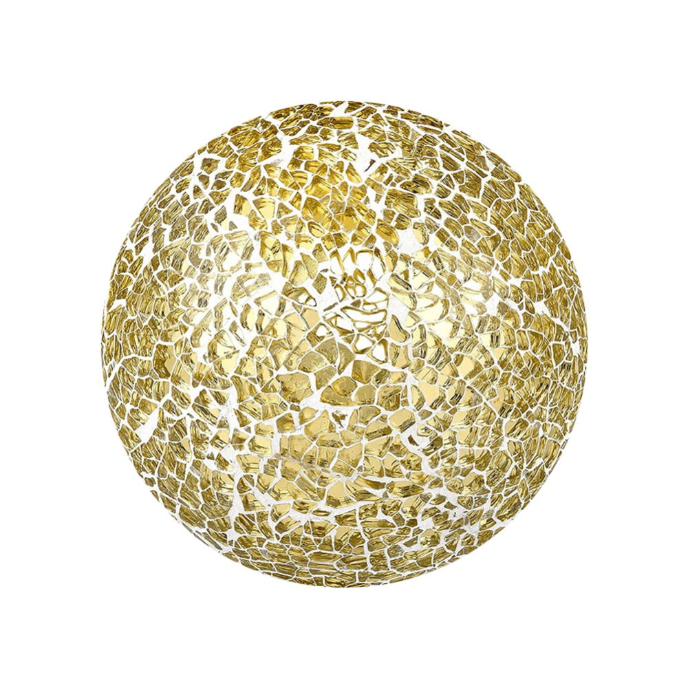 6pcs Mosaic Sphere Balls Decorative Orbs Table Centerpiece Balls round Glass Ball Mosaic Glass ...