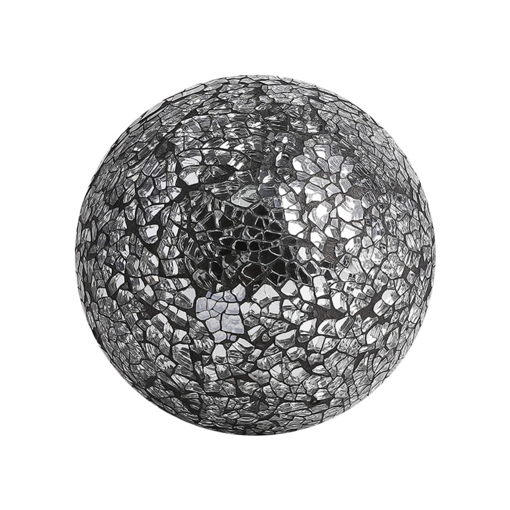 6pcs Mosaic Sphere Balls Decorative Orbs Table Centerpiece Balls round Glass Ball Mosaic Glass ...