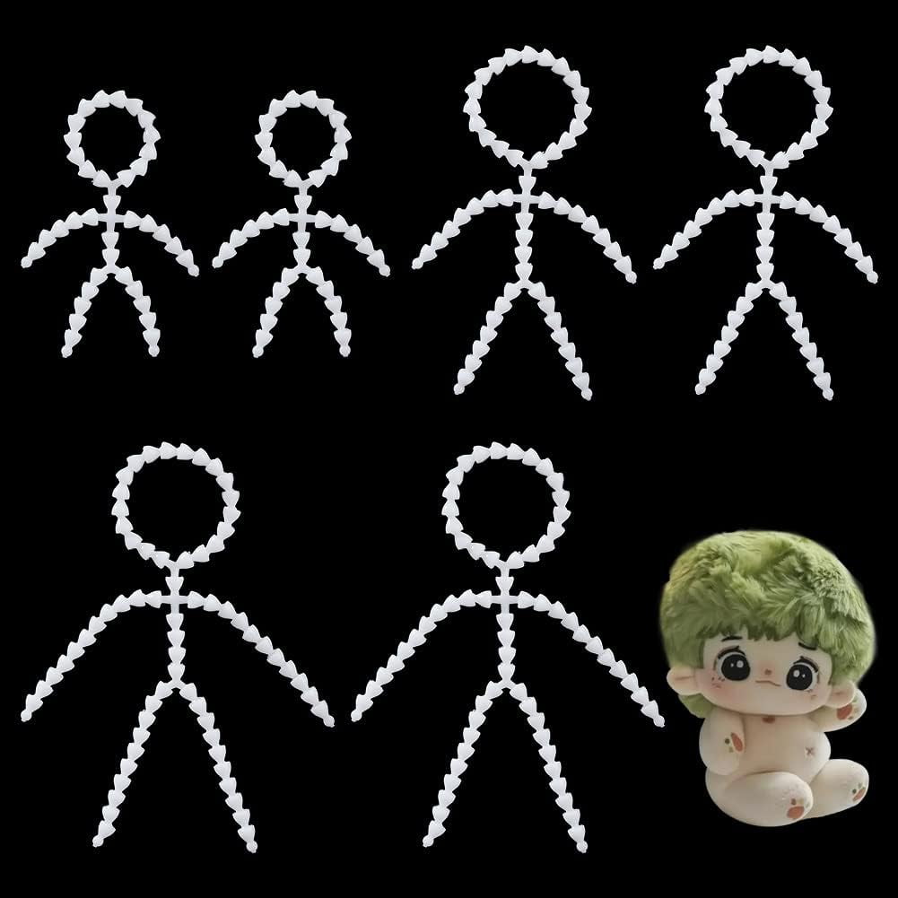 6pcs Movable Skeleton Puppet Body Figure Frame Full Body Model Soft ...