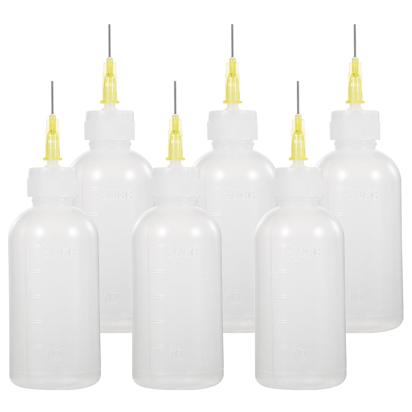 6pcs Multi Purpose Precision Needle Tip Applicator Squeeze Bottles ...